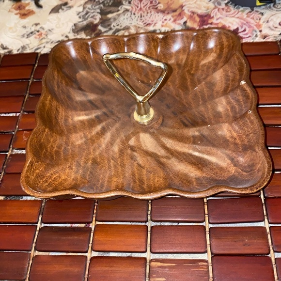 Accents | California Originals 41 Usa Vintage Nut Candy Dish Tray Gold ...